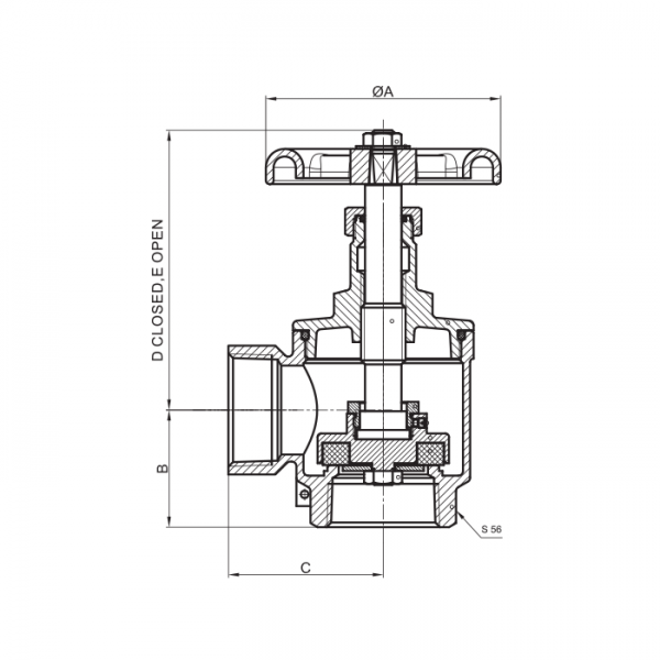 FBHV Brass Fire Hose Valve | Fivalco - Leading Valves Manufacturer